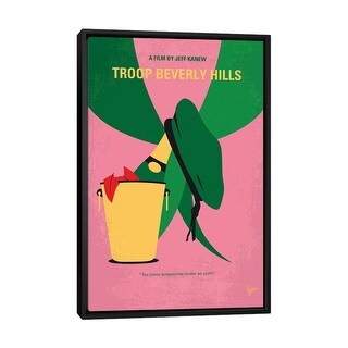 iCanvas "My Troop Beverly Hills Minimal Movie Poster" by Chungkong Framed Canvas Print - Bed ...